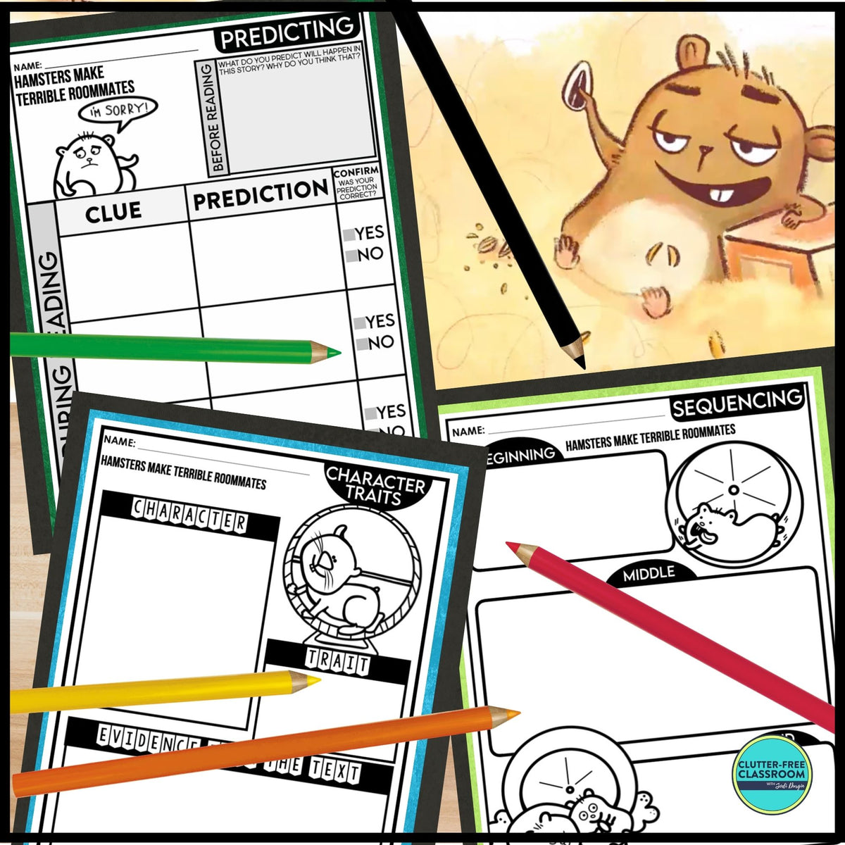 HAMSTERS MAKE TERRIBLE ROOMMATES activities and lesson plan ideas ...