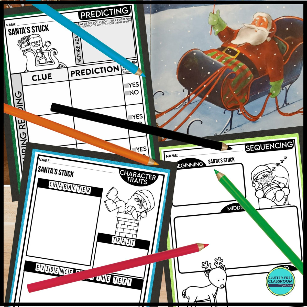 SANTA'S STUCK activities and lesson plan ideas – Clutter Free Classroom ...