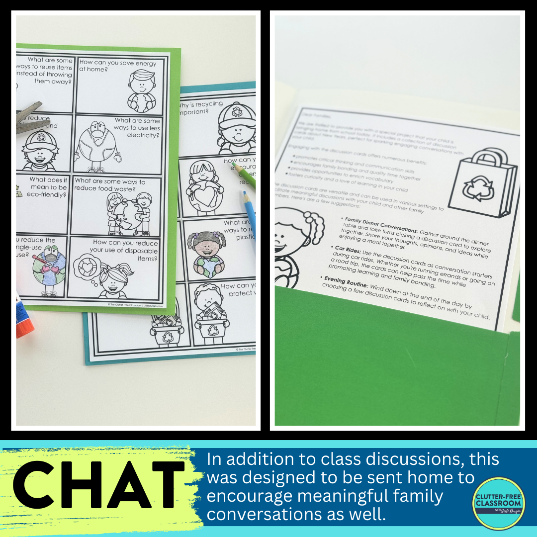 Earth Day Writing Prompts & Paper Bag Craft 1st 2nd 3rd Grade – Clutter ...