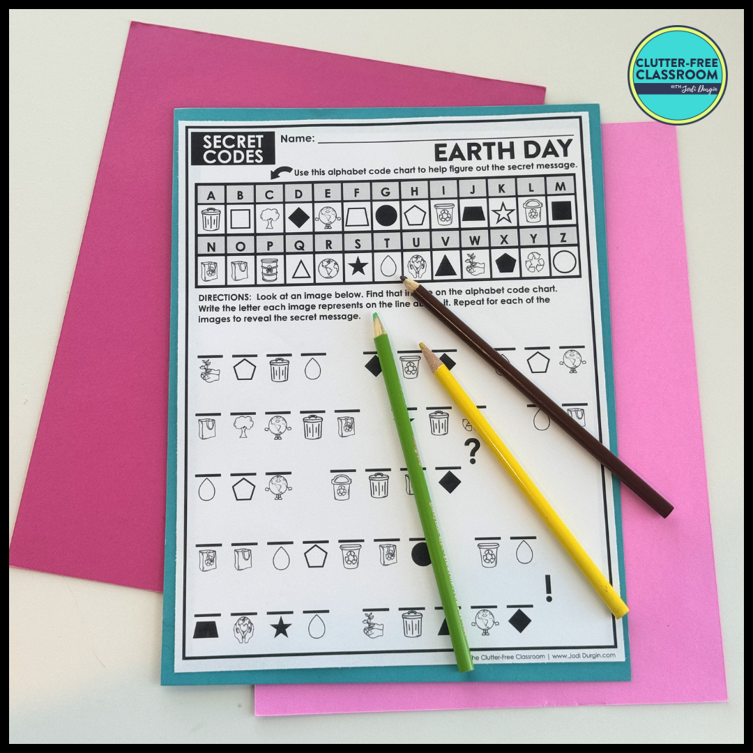 Earth Day Activity Packet – Clutter Free Classroom Store