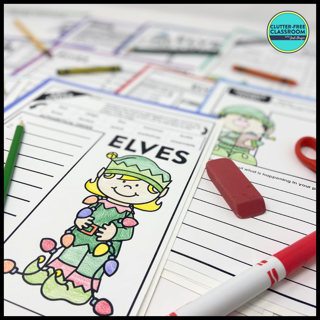 Elves Activity Packet – Clutter Free Classroom Store