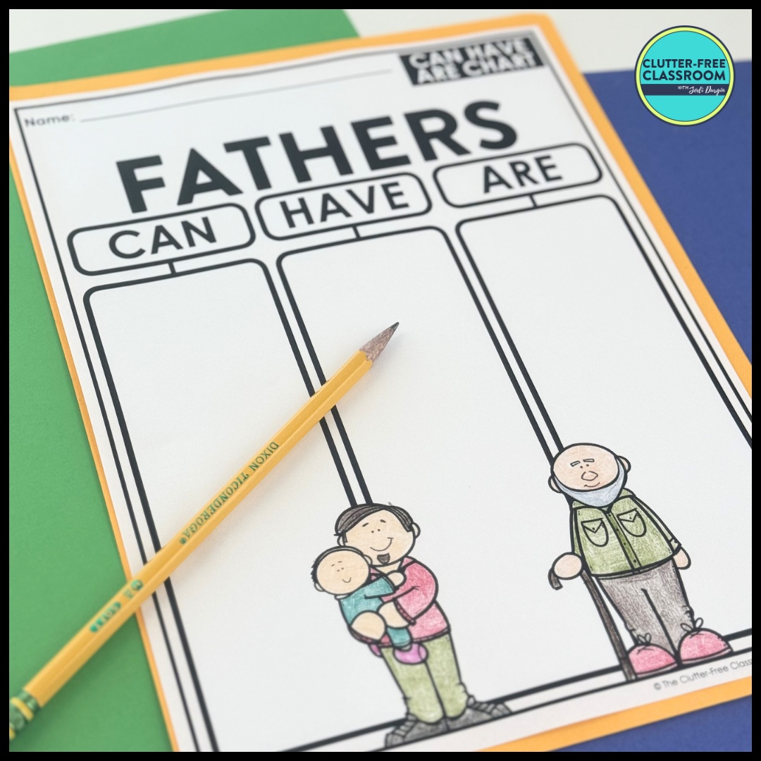 Father's Day Activity Packet – Clutter Free Classroom Store