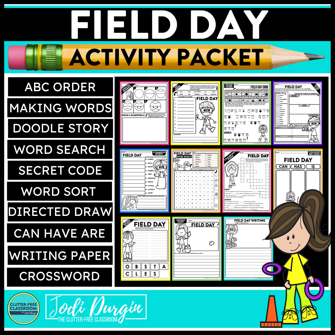 Field Day Activity Packet – Clutter Free Classroom Store