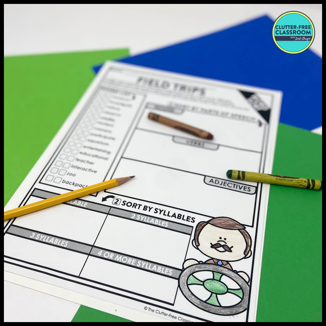 Field Trip Activity Packet – Clutter Free Classroom Store