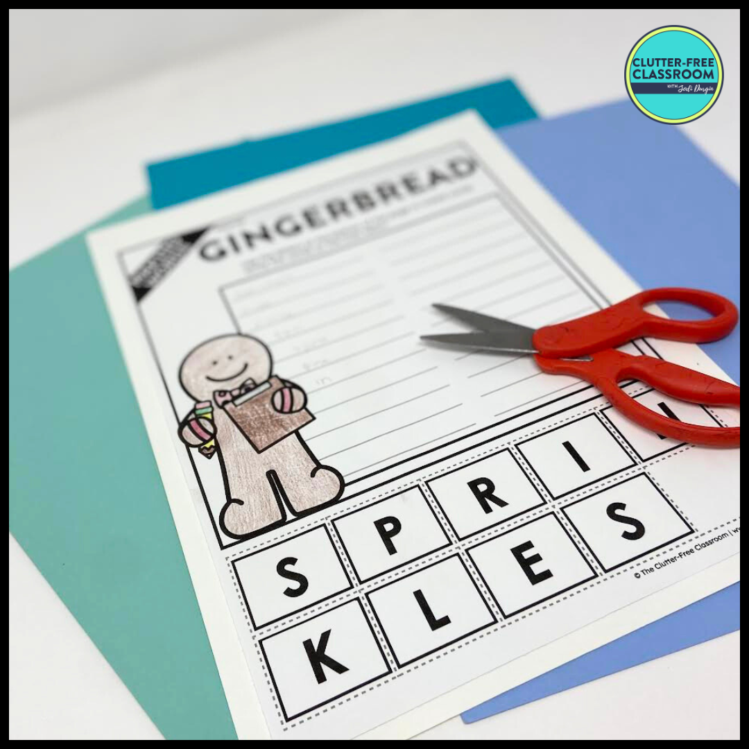 Gingerbread Man Activity Packet – Clutter Free Classroom Store