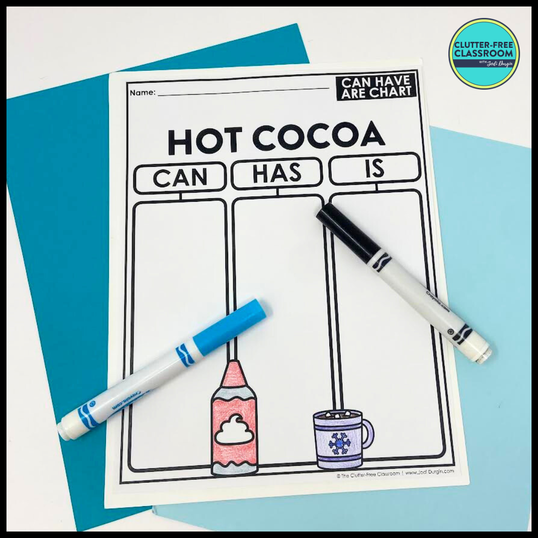 Hot Cocoa Activity Packet – Clutter Free Classroom Store
