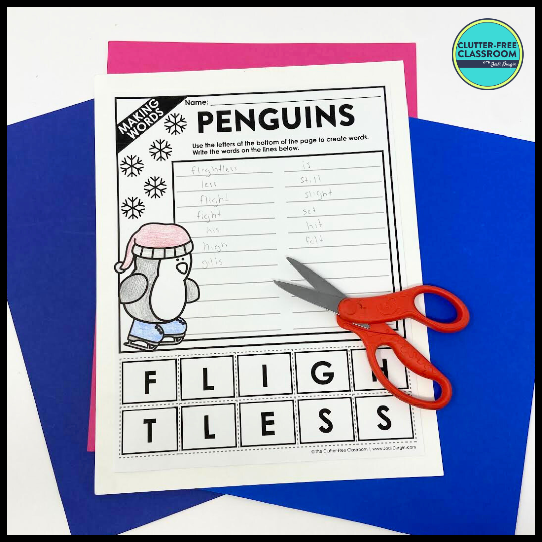 Penguins Activity Packet – Clutter Free Classroom Store