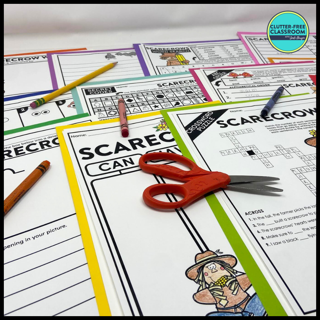 Scarecrows Activity Packet – Clutter Free Classroom Store