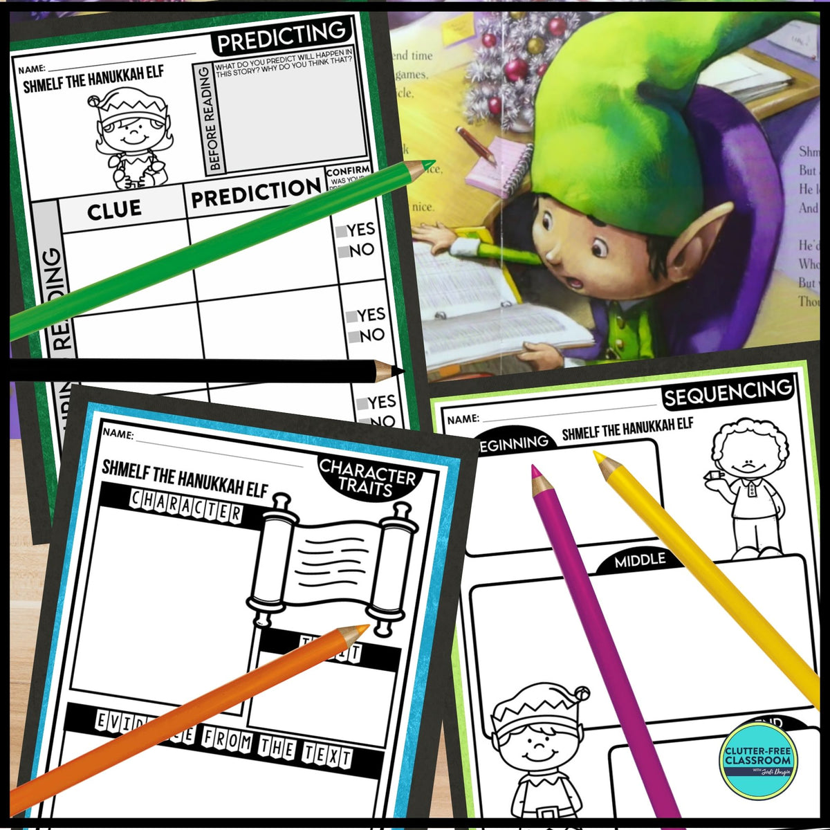 SHMELF THE HANUKKAH ELF activities and lesson plan ideas – Clutter Free ...