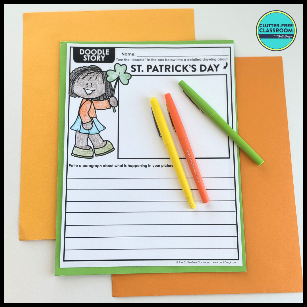 St. Patrick's Day Activity Packet – Clutter Free Classroom Store