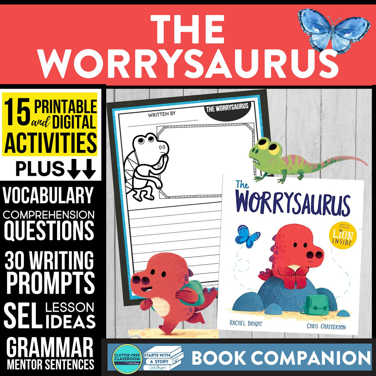 THE WORRYASAURUS activities and lesson plan ideas – Clutter Free ...