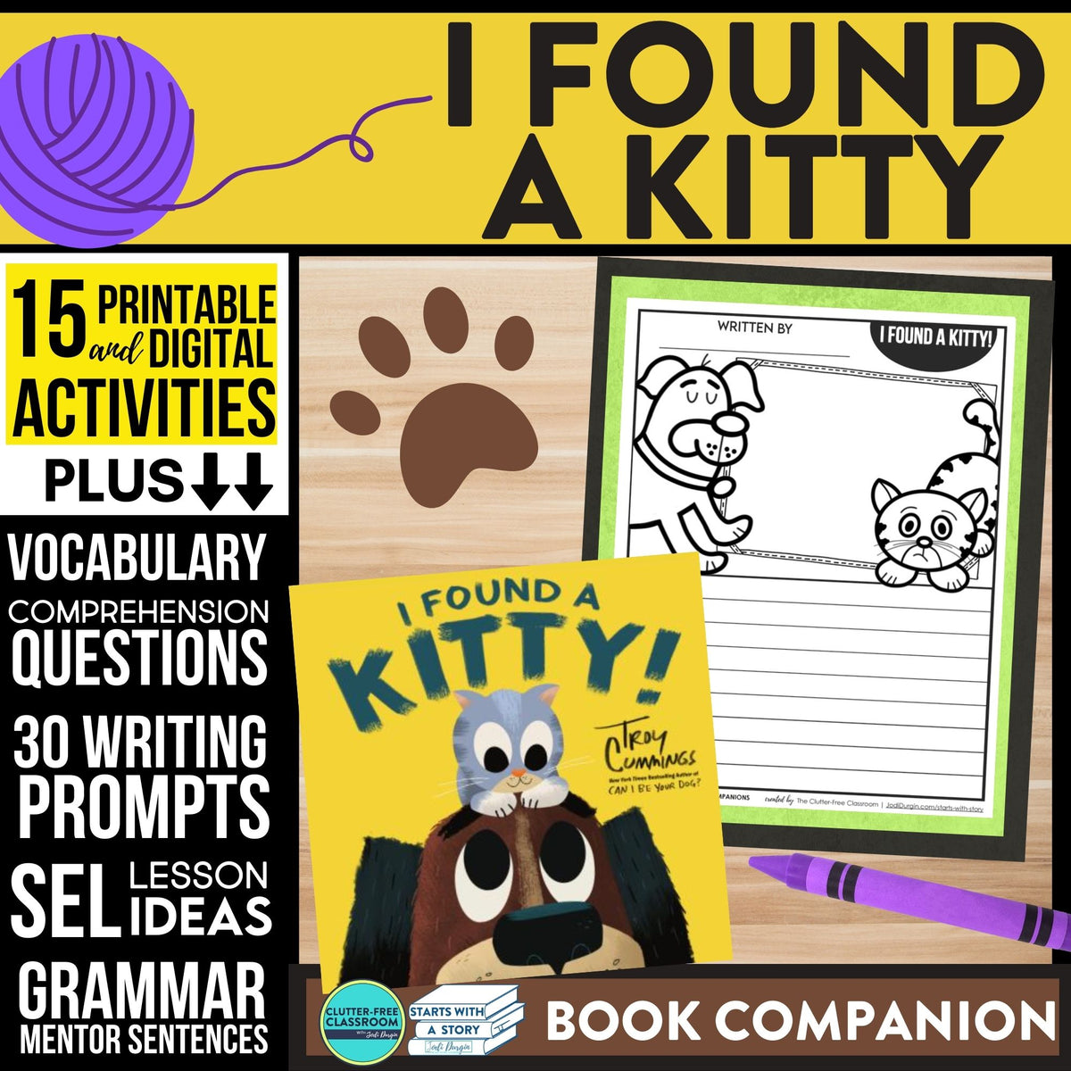I FOUND A KITTY activities and lesson plan ideas – Clutter Free ...