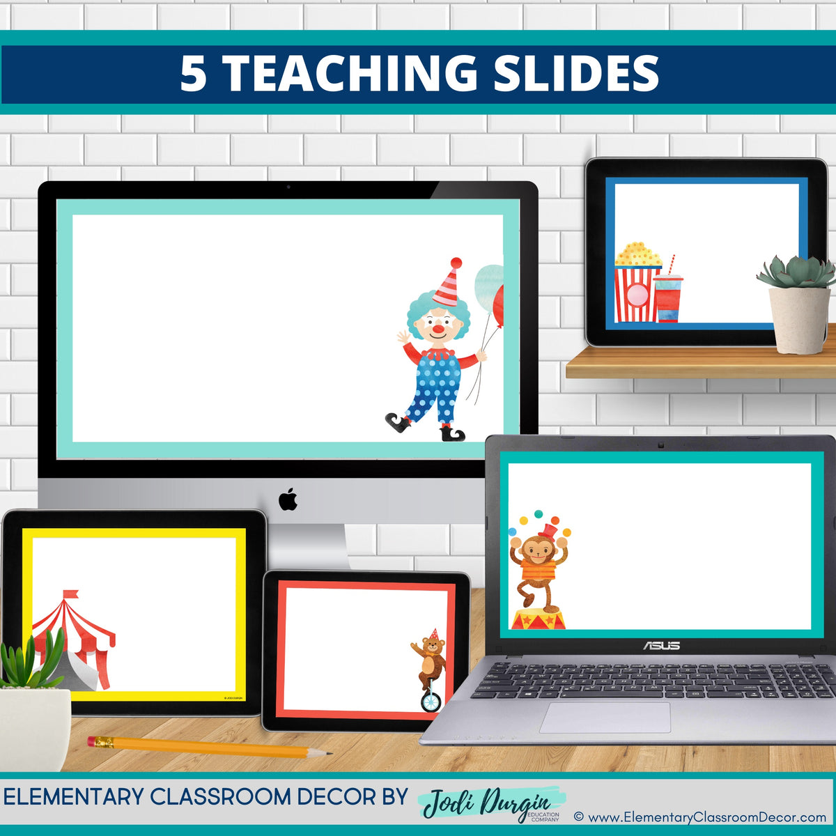 Circus Classroom Theme Decor Bundle – Clutter Free Classroom Store