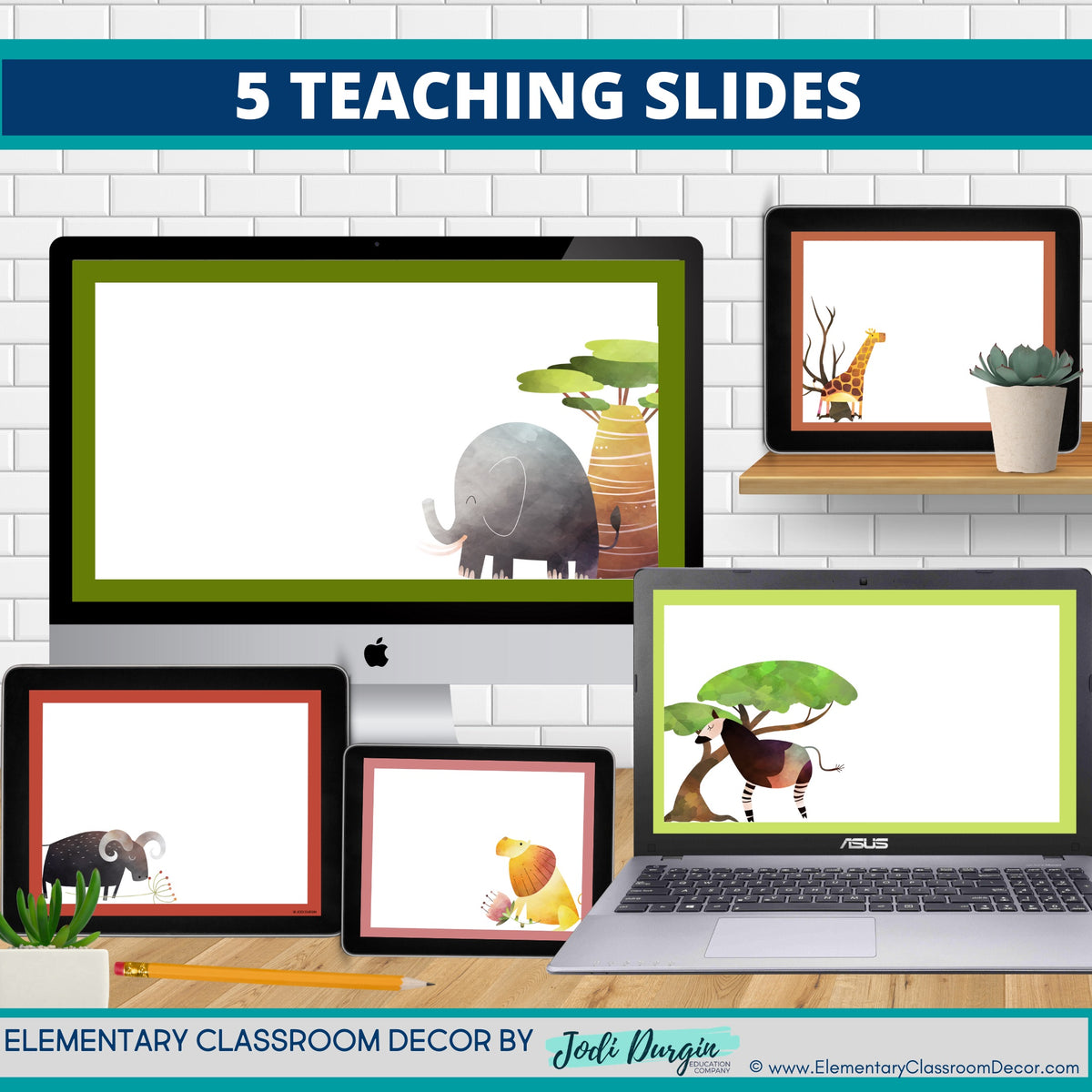 Safari Jungle Theme Classroom Decor Bundle – Clutter Free Classroom Store