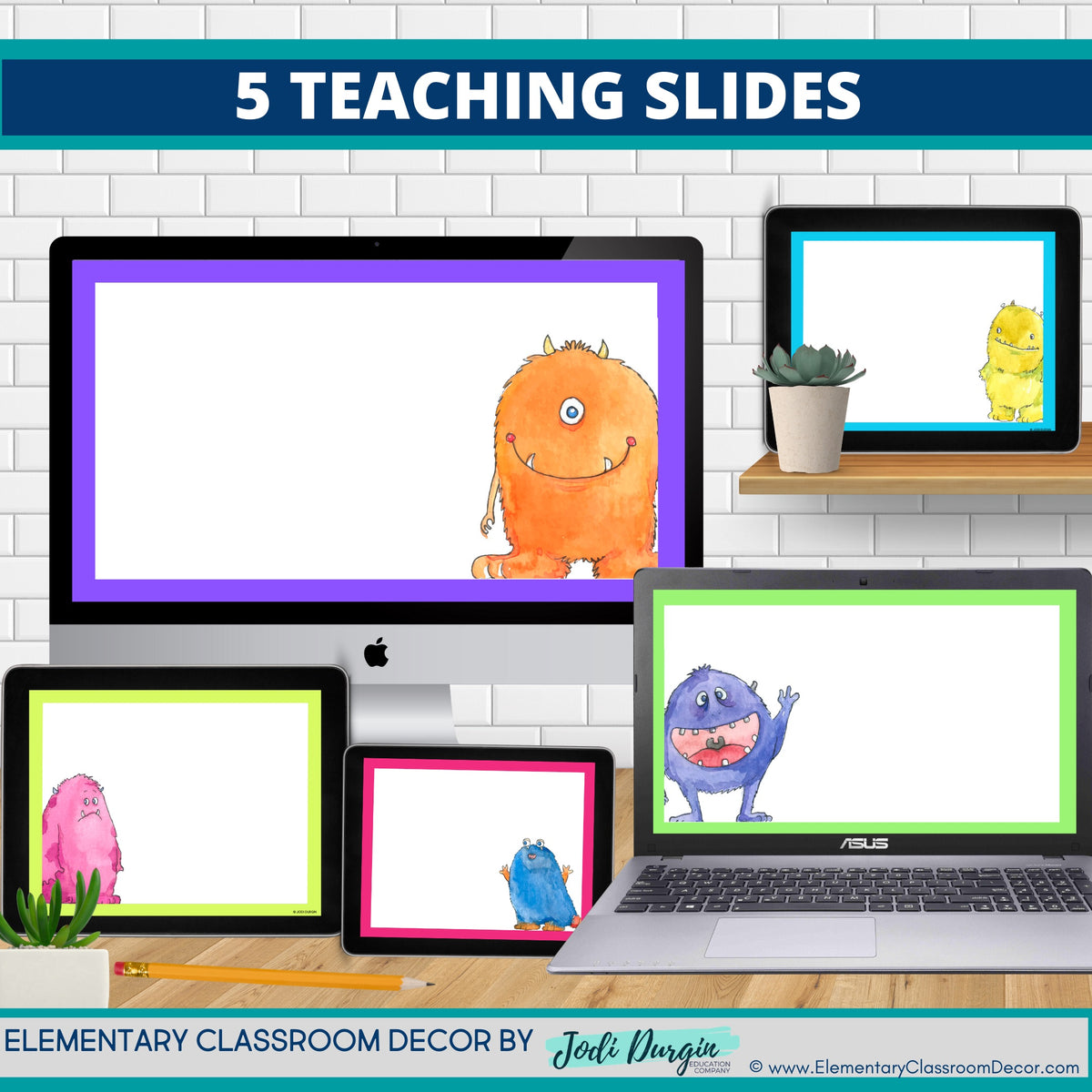 Monster Classroom Theme Decorations Bundle – Clutter Free Classroom Store