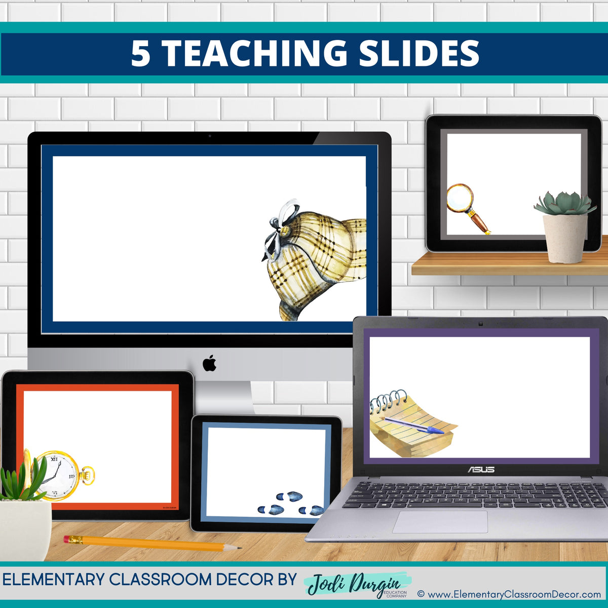 Detective Classroom Theme Decor Bundle – Clutter Free Classroom Store