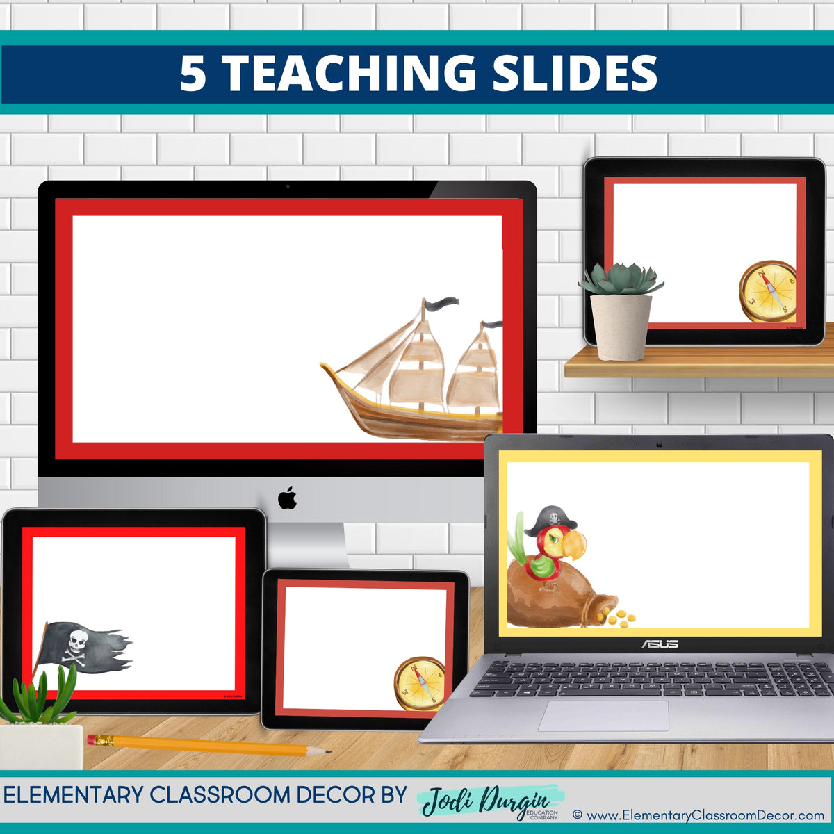 Pirate Classroom Theme Decor Bundle – Clutter Free Classroom Store