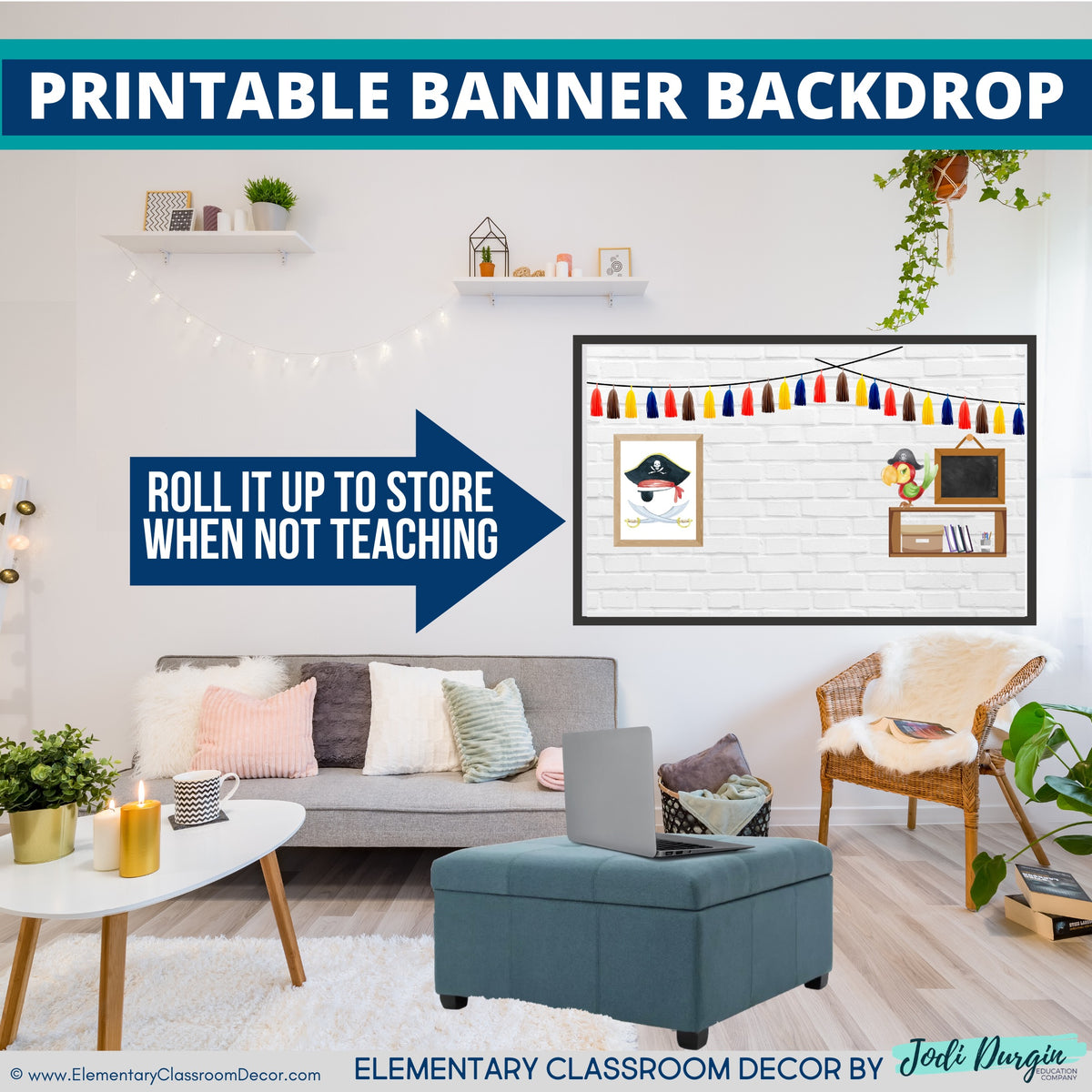 Pirate Classroom Theme Decor Bundle – Clutter Free Classroom Store