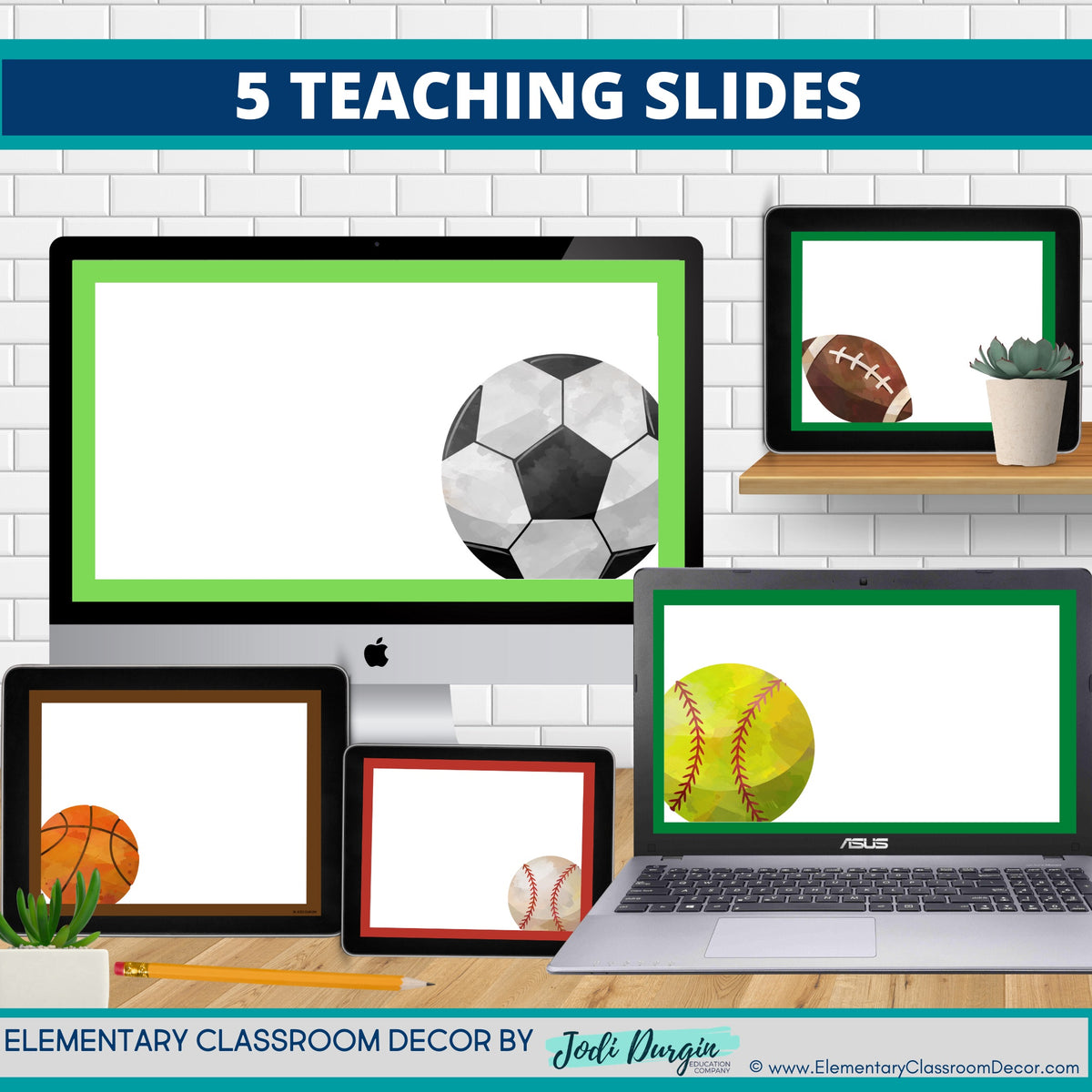 Sports Classroom Theme Decor Bundle – Clutter Free Classroom Store