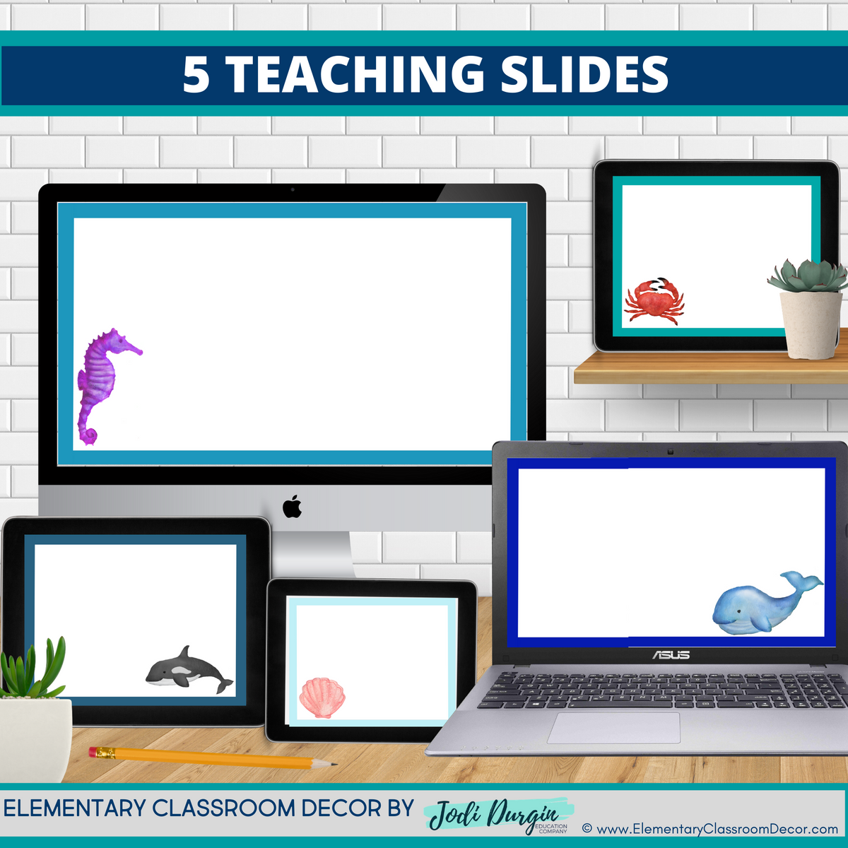 Under the Sea Ocean Classroom Theme Decor Bundle – Clutter Free ...