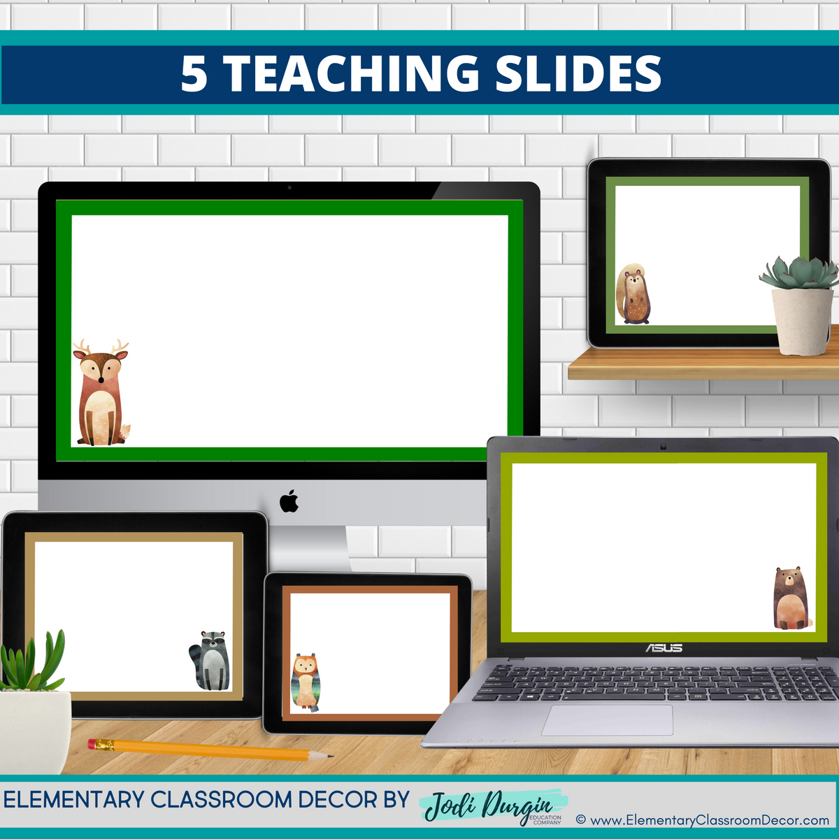 Woodland Themed Classroom Decor Bundle – Clutter Free Classroom Store