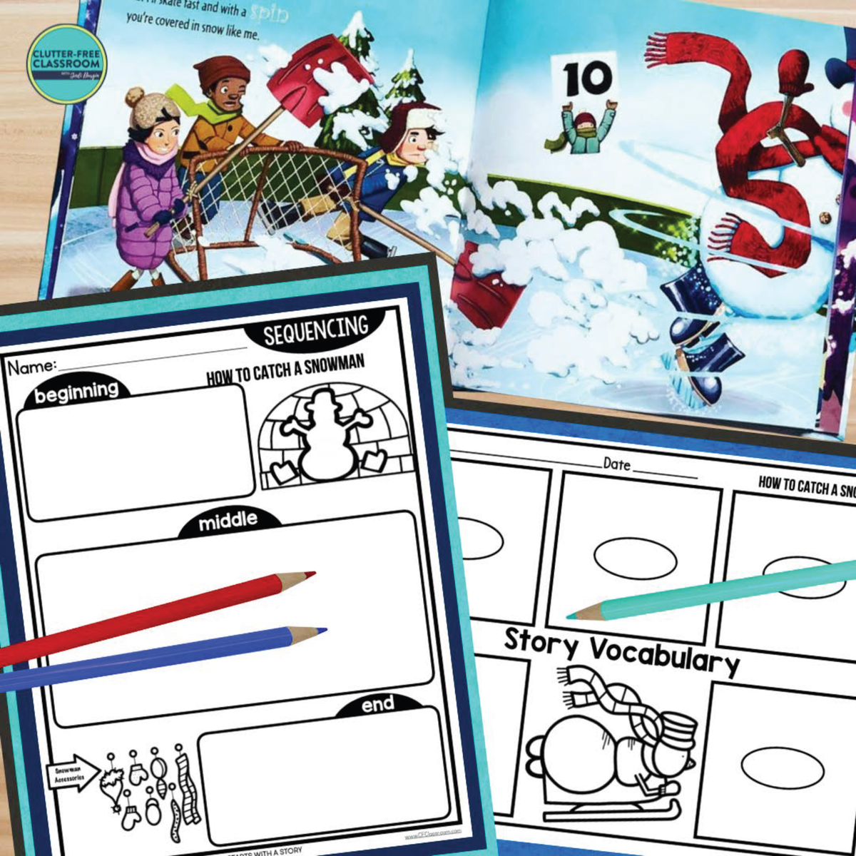 HOW TO CATCH A SNOWMAN activities and lesson plan ideas – Clutter Free ...