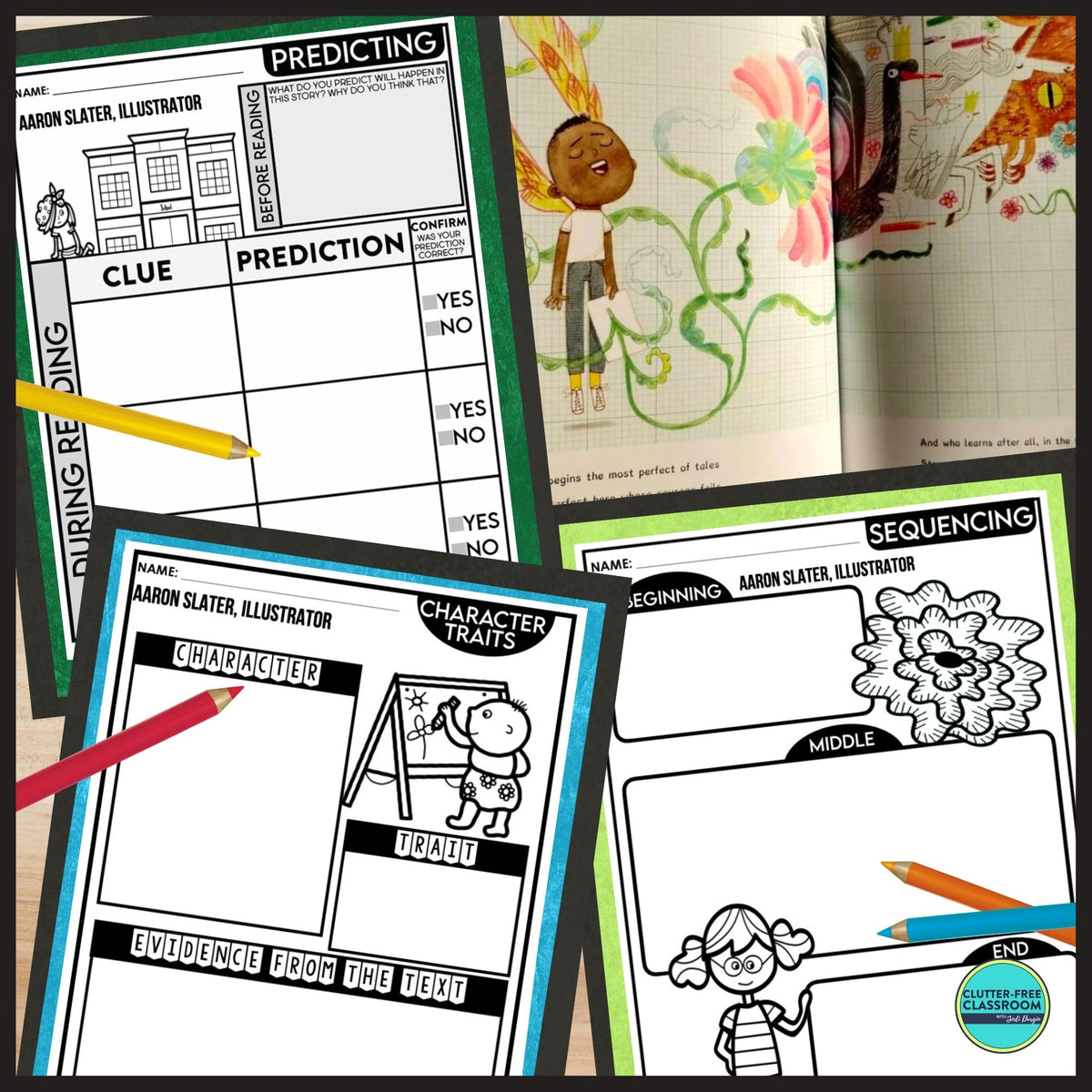 AARON SLATER, ILLUSTRATOR activities and lesson plan ideas – Clutter ...