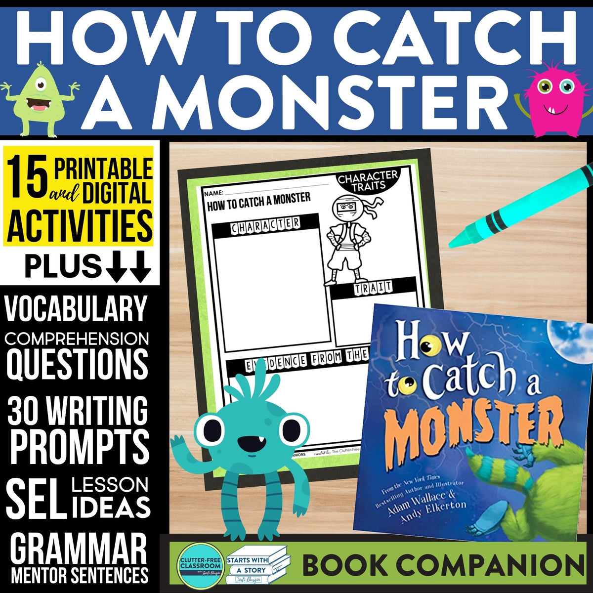 HOW TO CATCH A MONSTER activities and lesson plan ideas – Clutter Free ...