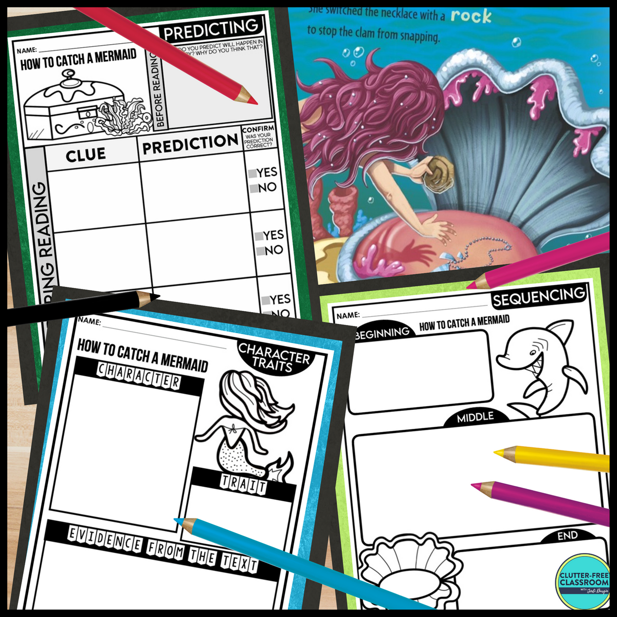 HOW TO CATCH A MERMAID activities and lesson plan ideas – Clutter Free ...