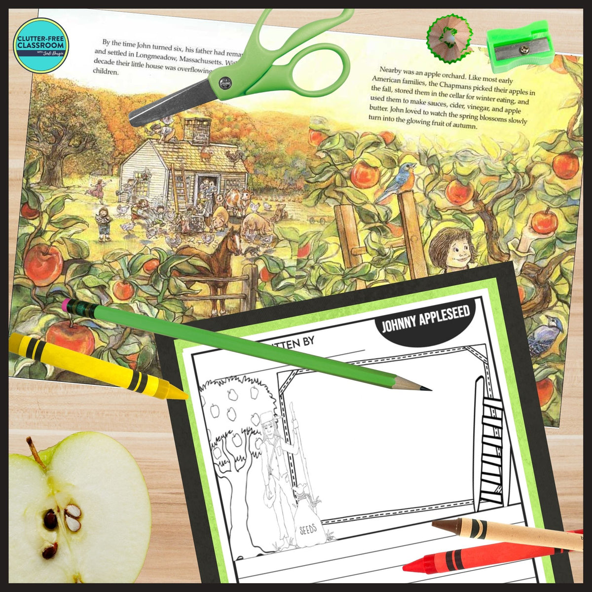 JOHNNY APPLESEED activities and lesson plan ideas – Clutter Free ...
