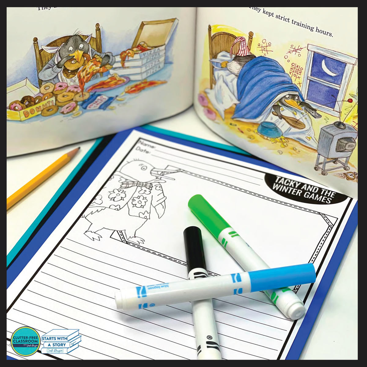 TACKY AND THE WINTER GAMES activities and lesson plan ideas – Clutter ...