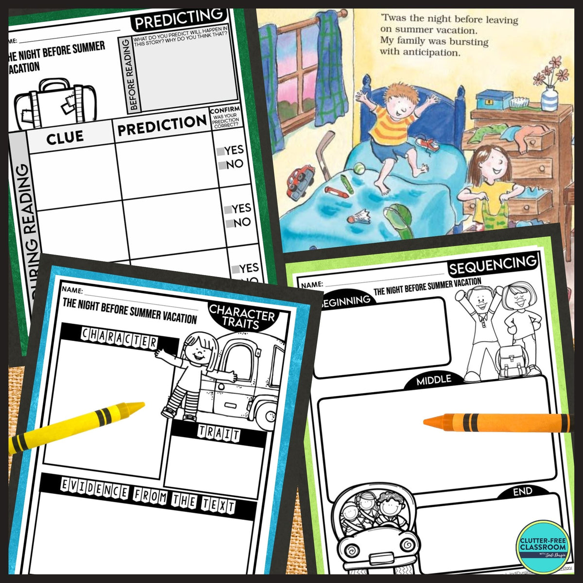 THE NIGHT BEFORE SUMMER VACATION activities and lesson plan ideas ...