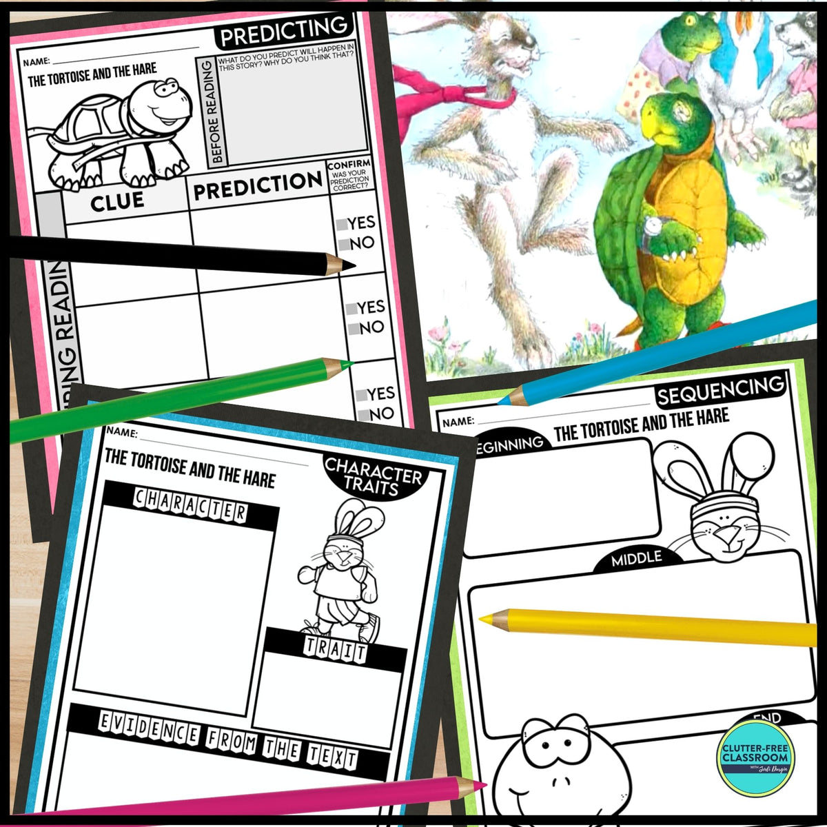 THE TORTOISE AND THE HARE activities and lesson plan ideas – Clutter ...