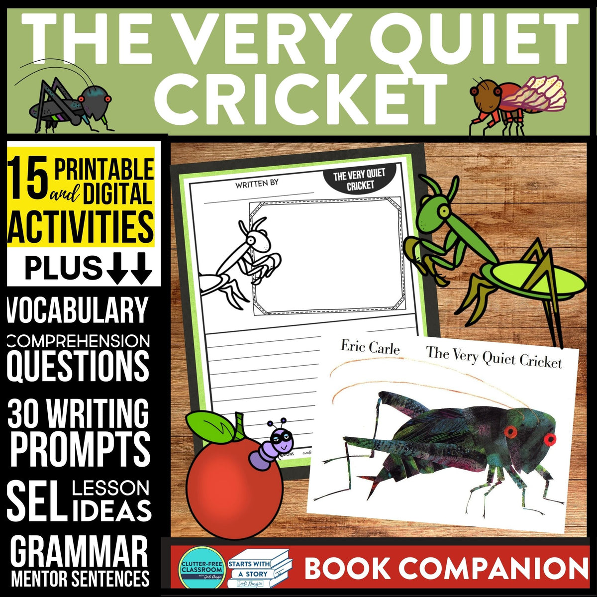 THE VERY QUIET CRICKET activities and lesson plan ideas – Clutter Free ...