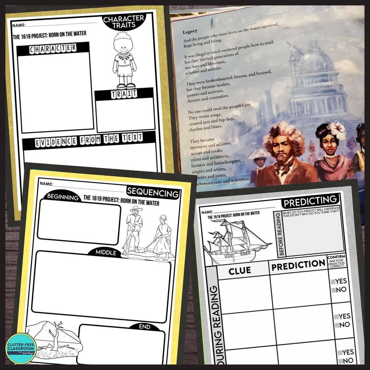 THE 1619 PROJECT - BORN ON THE WATER activities and lesson plan ideas ...
