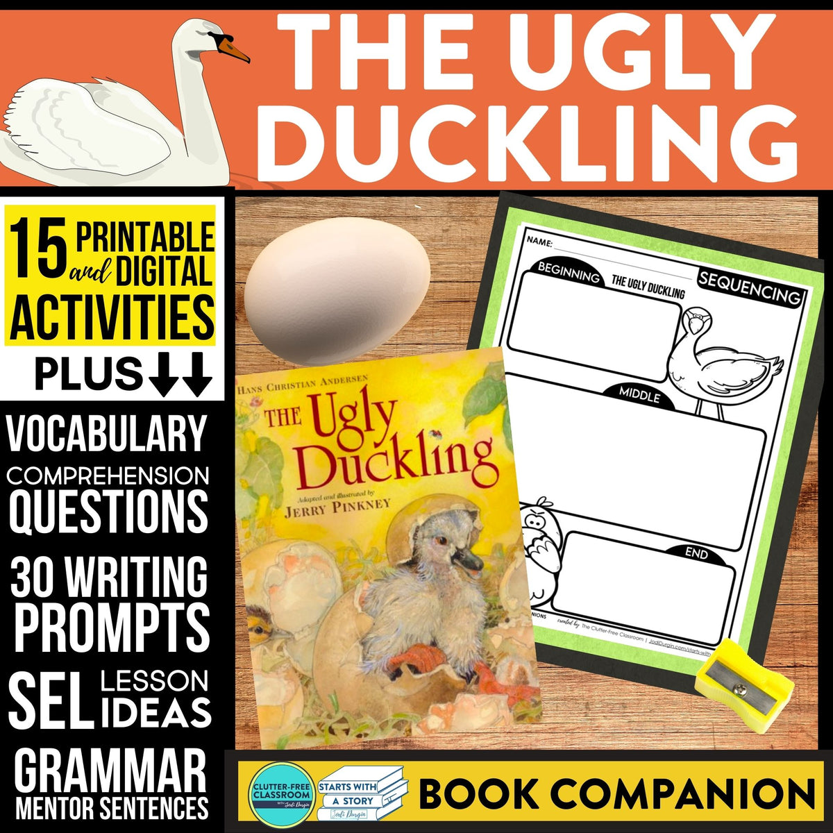 THE UGLY DUCKLING activities and lesson plan ideas – Clutter Free ...