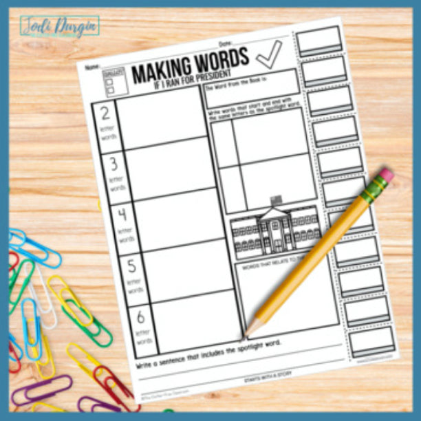 If I Ran For President activities and lesson plan ideas – Clutter Free ...