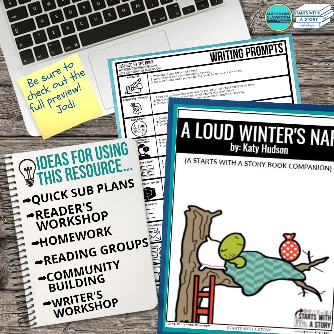 A LOUD WINTER'S NAP activities, worksheets & lesson plan ideas ...