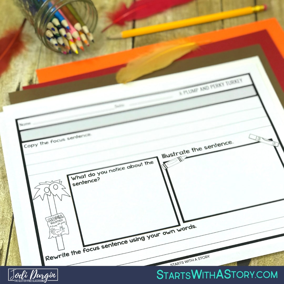 A Plump and Perky Turkey activities and lesson plan ideas – Clutter ...