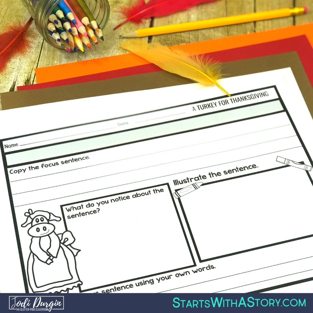 A Turkey for Thanksgiving activities and lesson plan ideas – Clutter ...