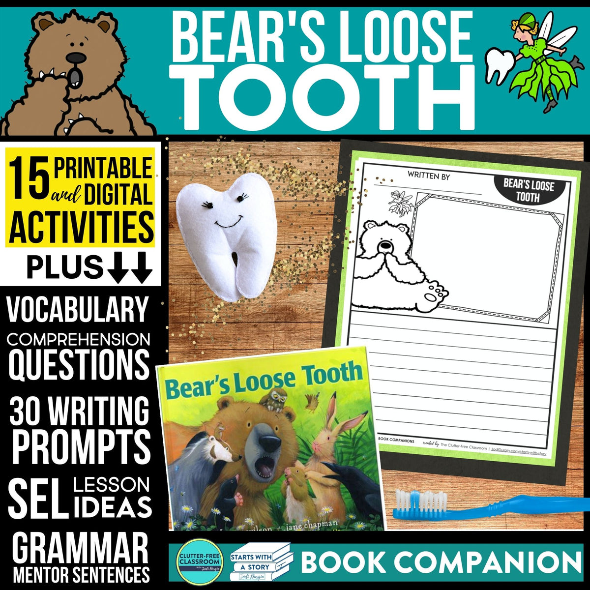 BEAR'S LOOSE TOOTH activities and lesson plan ideas – Clutter Free ...