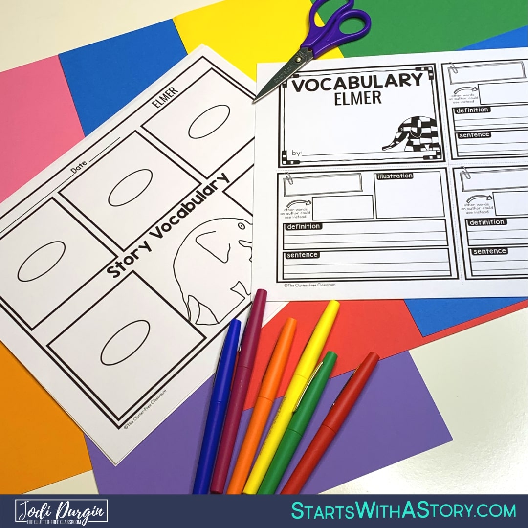 Elmer activities and lesson plan ideas – Clutter Free Classroom Store