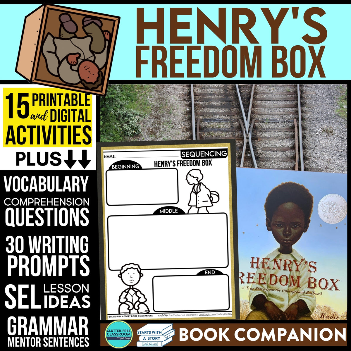 HENRY'S FREEDOM BOX activities and lesson plan ideas – Clutter Free ...