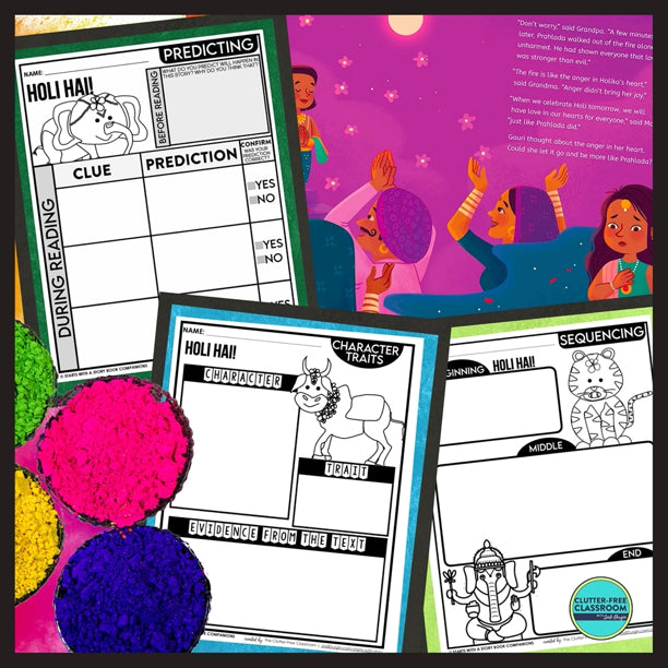 HOLI HAI activities and lesson plan ideas – Clutter Free Classroom Store
