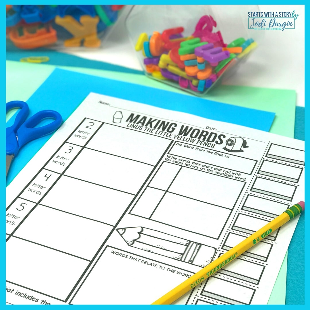 Linus The Little Yellow Pencil activities and lesson plan ideas ...