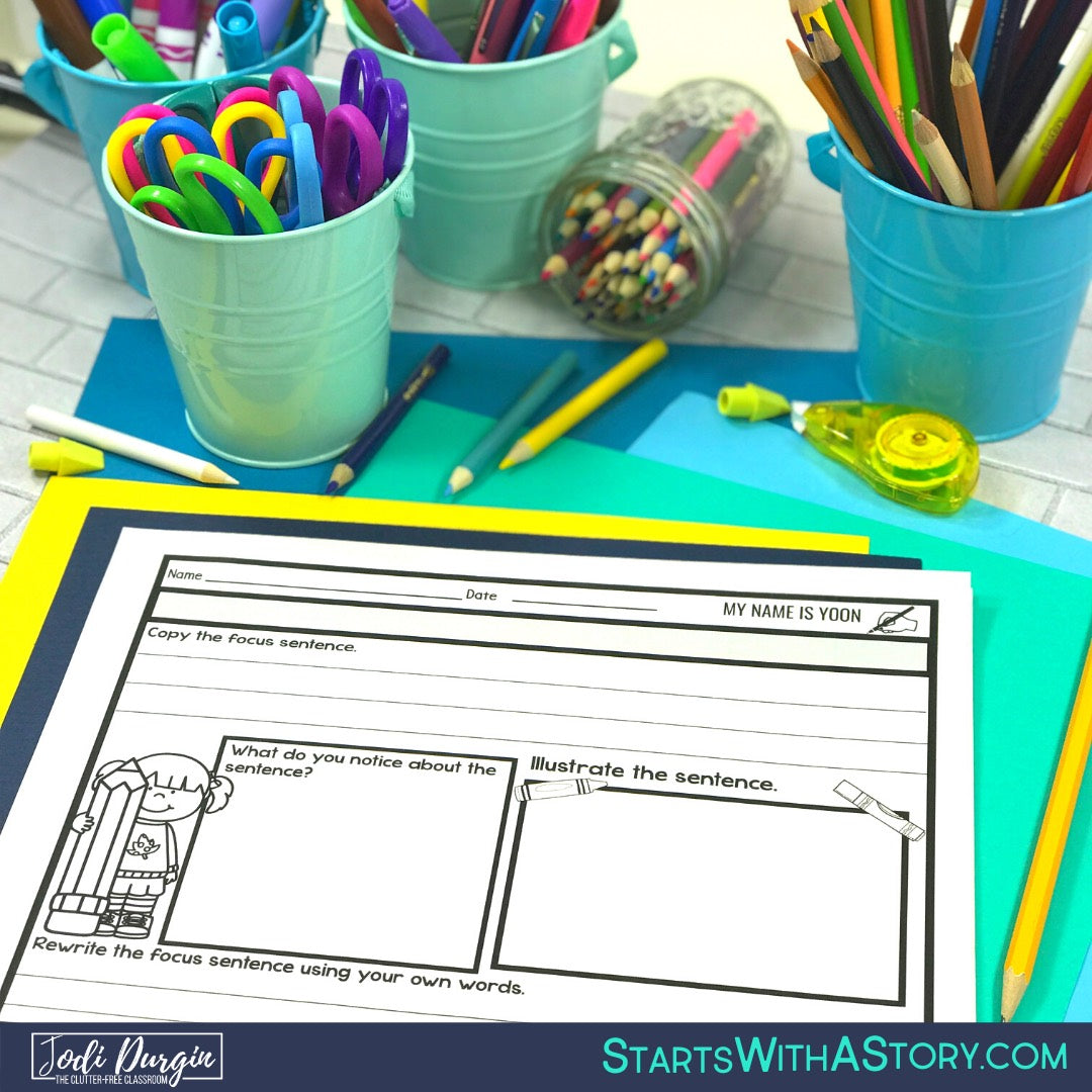 My Name is Yoon activities and lesson plan ideas – Clutter Free ...