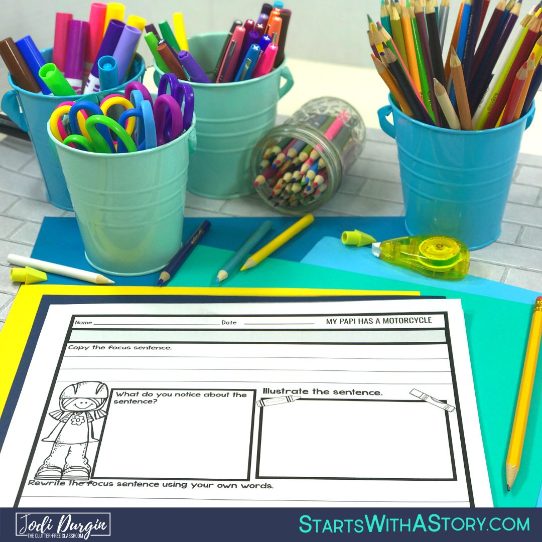 My Papi Has a Motorcycle activities and lesson plan ideas – Clutter ...