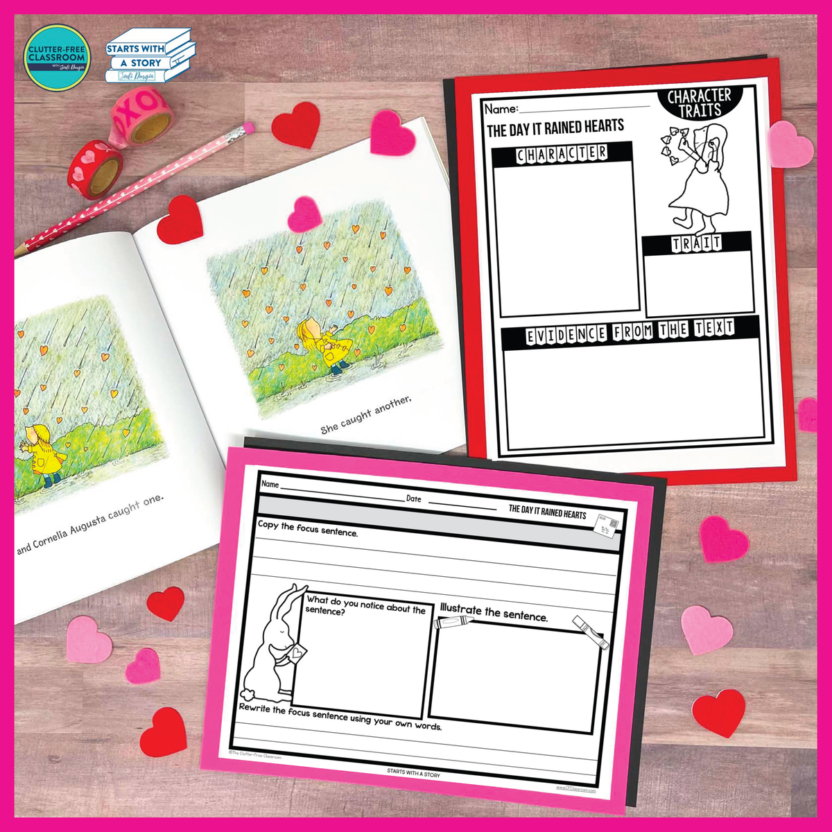 THE DAY IT RAINED HEARTS activities and lesson plan ideas – Clutter ...