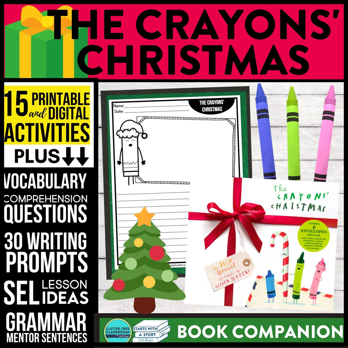 THE CRAYONS' CHRISTMAS activities and lesson plan ideas – Clutter Free ...