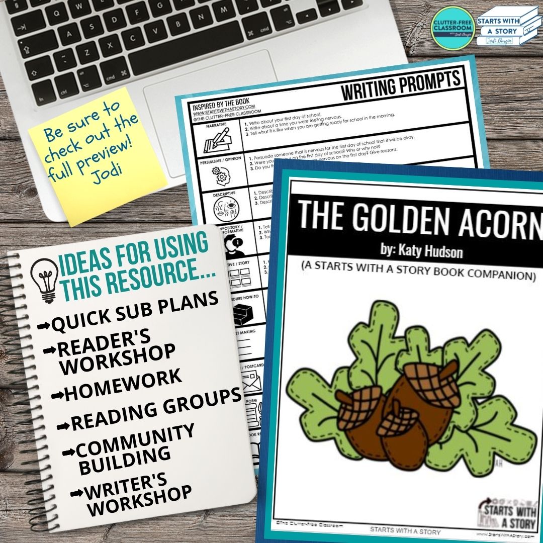 THE GOLDEN ACORN activities, worksheets & lesson plan ideas – Clutter ...